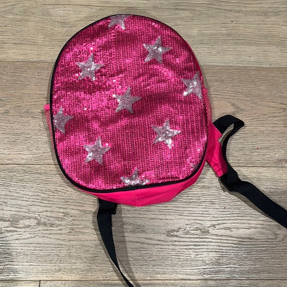 Accessories | Girls Fuchsia Star Sequin Backpack | Poshmark